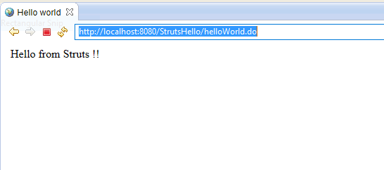 Struts Hello World Example using Maven and Eclipse - TopJavaTutorial