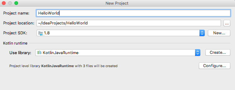 create kotlin project - TopJavaTutorial