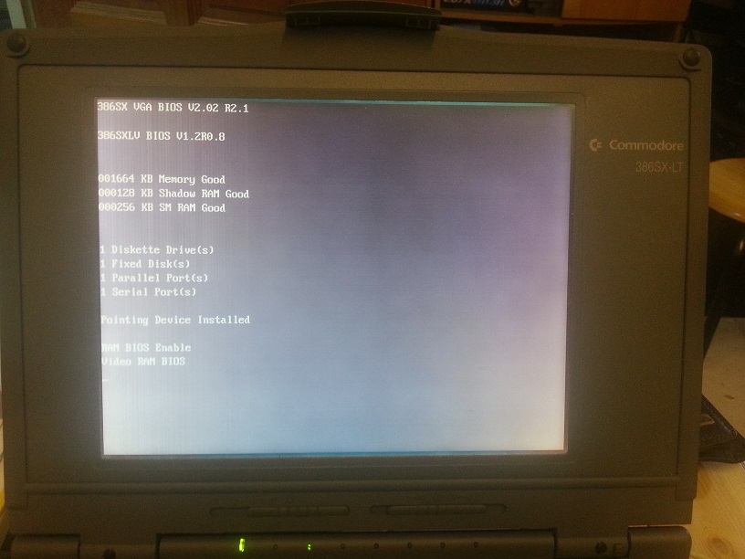 Commodore 386SX-LT Laptop | ToughDev