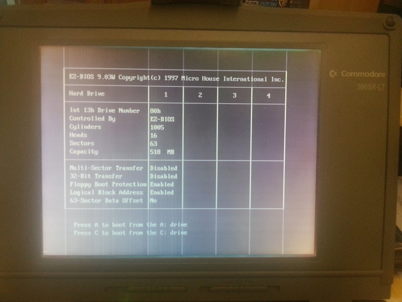 Commodore 386SX-LT Laptop | ToughDev