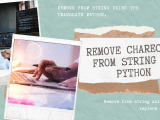 Python Remove Character From String Best Ways
