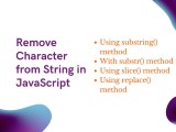 11 Ways To Remove Character From String In Javascript