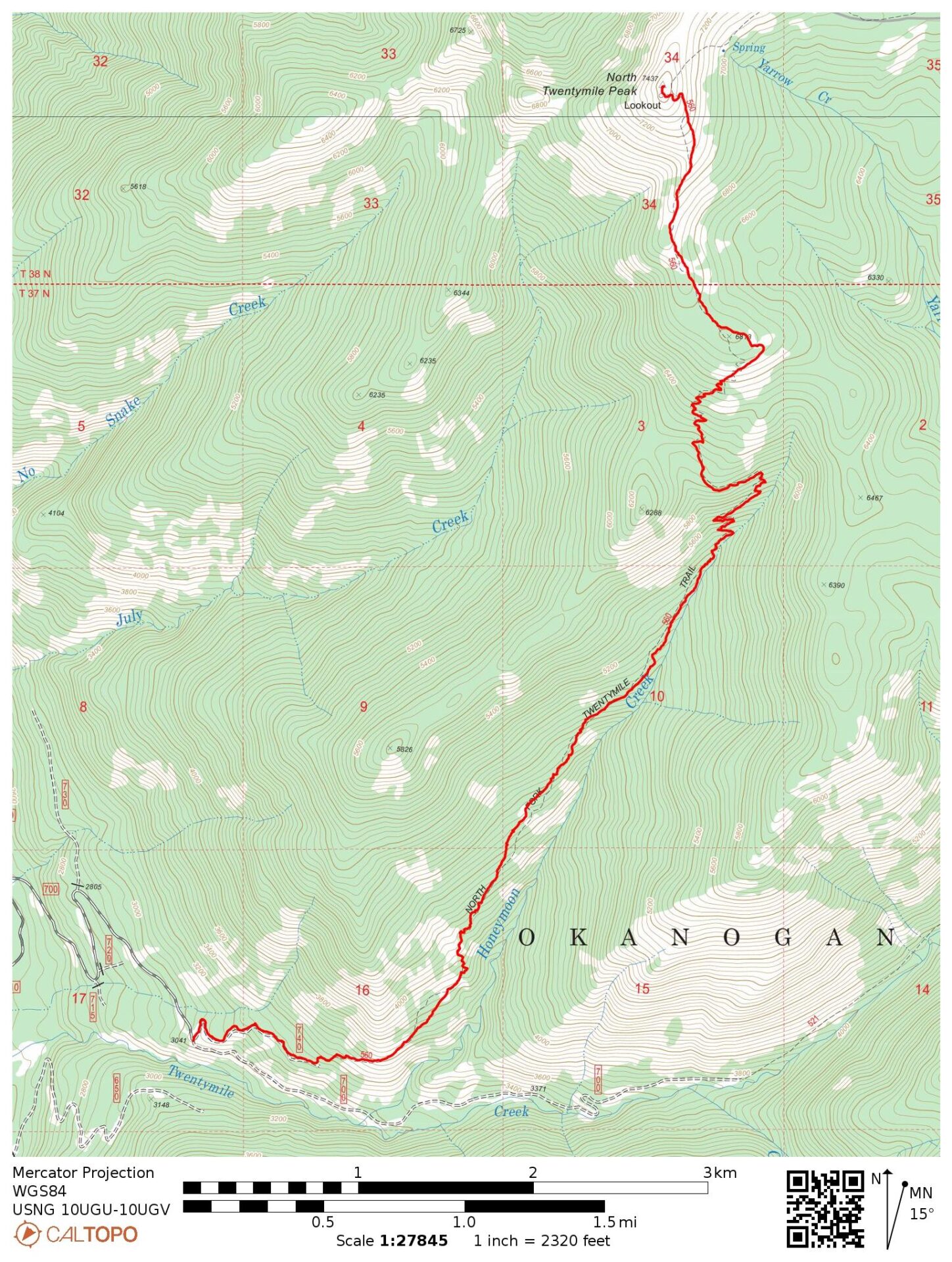 North Twentymile - TrailChick