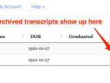 New Archiving Feature For Schools Transcript Maker