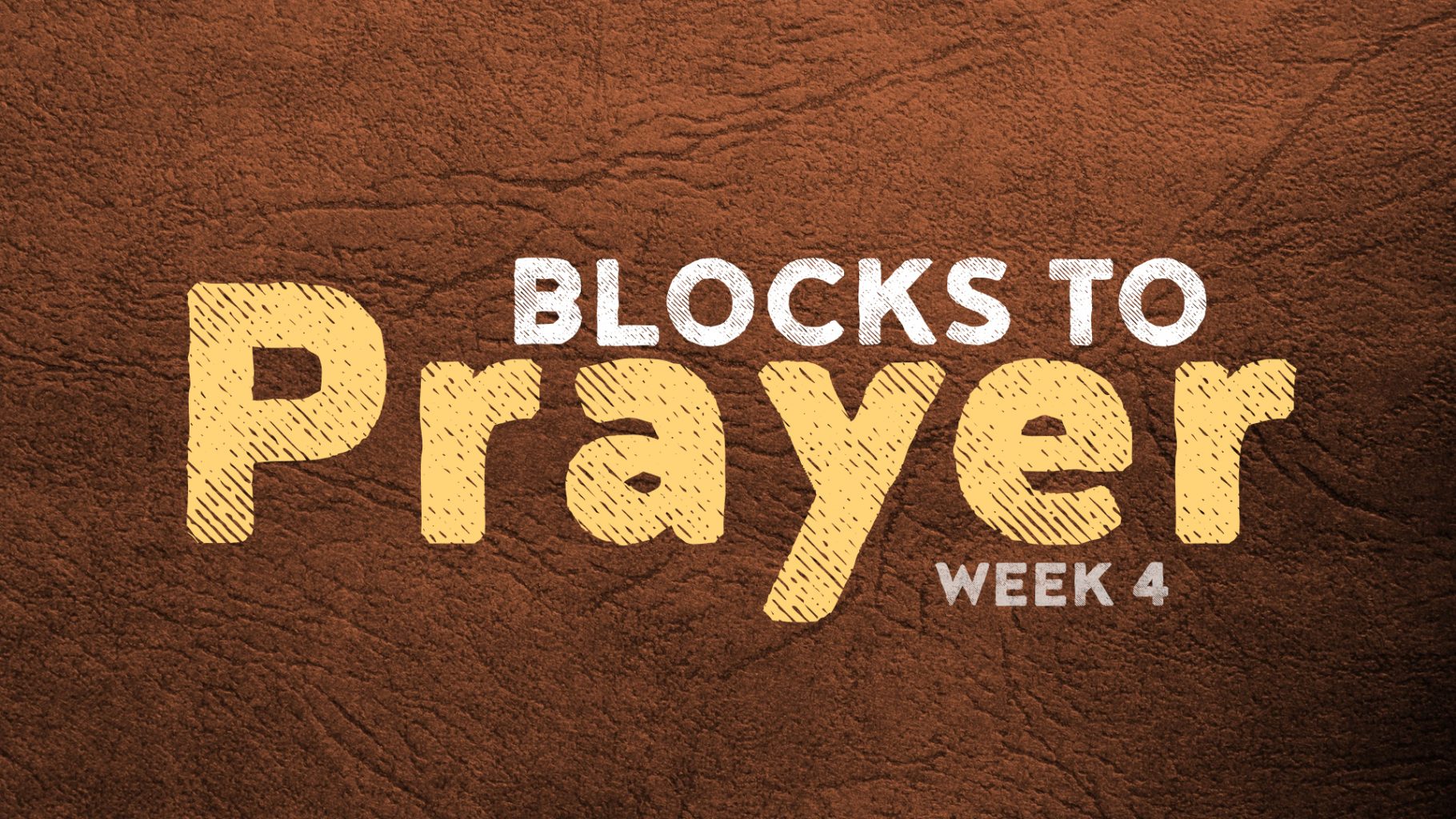 Blocks to Prayer - TravisAgnew.org