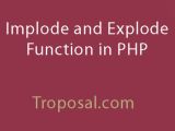 Implode And Explode Function In Php Troposal