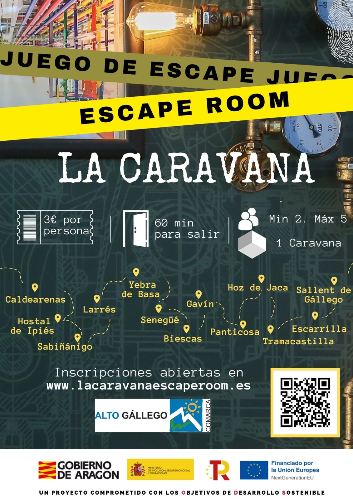 CARAVANA ESCAPE ROOM | Turismo en la Tierra de Biescas