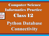 Python Mysql Connectivity Class 12 In 4 Easy Steps