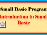Important Ms Small Basic Programs For Class 6 Tutorialaicsip