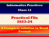 Download Practical File Informatics Practices Class 12 A Comprehensive