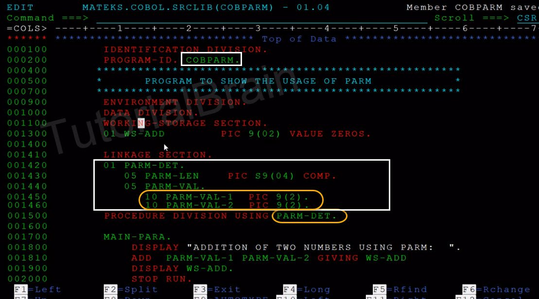 Jcl Dsname Parameter Tutorialbrain