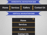 Css Navigation Bar Tutorialbrain