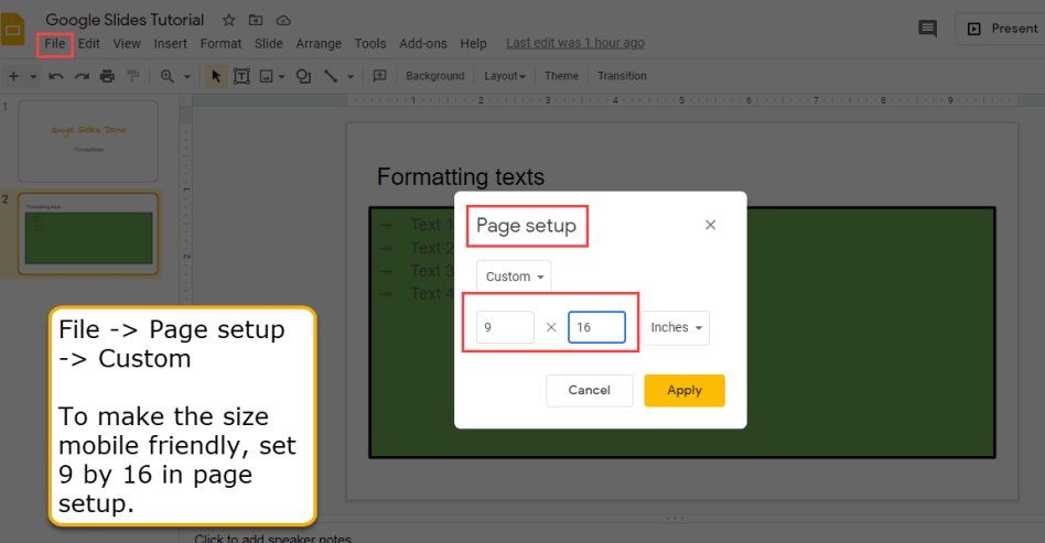 Google Slides Tutorial — TutorialBrain