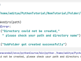 Python Create Directory Tutorialbrain