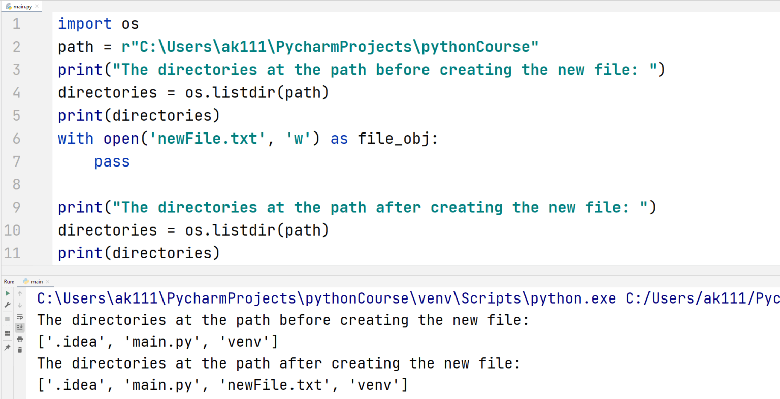Python Create File — TutorialBrain