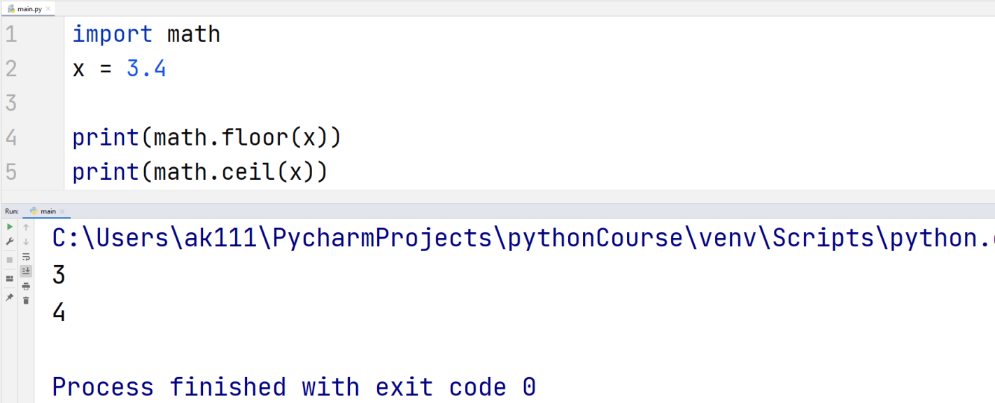 Python Math Functions — TutorialBrain