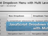 Javascript Dropdown Menu With Multi Levels Tutorialchip
