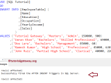 After Insert Triggers In Sql Server Example