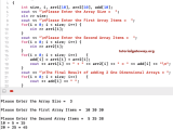 C Program To Add Two Arrays