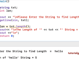C Program To Find String Length