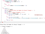 C Program To Print Pascal Triangle