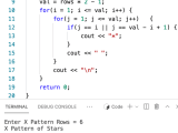 C Program To Print X Star Pattern