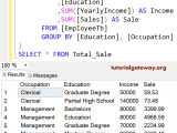 Sql Server Cte Common Table Expressions