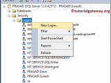 Create Sql Server Login