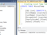 Sql Server Temp Tables Sql Local And Global Temporary Tables