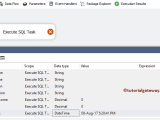 Execute Sql Task In Ssis Single Rowset
