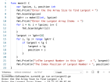 Go Program To Find Largest Array Item
