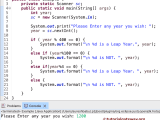 Java Leap Year Program