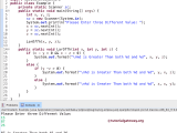 Java Program For Largest Of Three Numbers