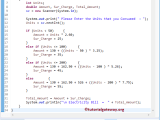 Java Program To Calculate Electricity Bill