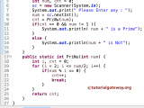 Java Program To Check Prime Number