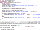 Java Program To Check The String Is Palindrome