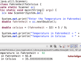 Java Program To Convert Fahrenheit To Celsius