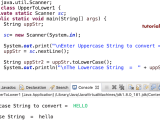 Java Program To Convert Uppercase To Lowercase