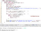 Java Program To Find Maximum Occurring Character In A String