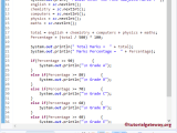 Java Program To Find Student Grade