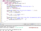 Java Program To Increment All Elements Of An Array By One