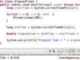 Java Program To Measure Elapsed Time