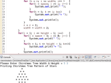 Java Program To Print Christmas Tree Star Pattern