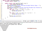 Java Program To Print Inverted Star Pyramid