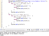 Java Program To Print Right Arrow Number Pattern