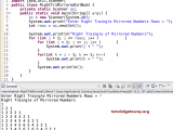 Java Program To Print Right Triangle Of Mirrored Numbers Pattern