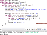 Java Program To Reverse Letters In A String