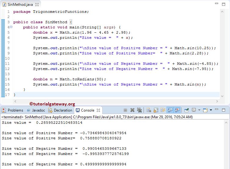 Trigonometry Java Examples - High Resolution Abstract Arts for Desktop