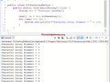 Java Tochararray Method