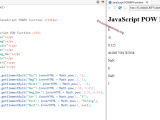 Javascript Pow Function